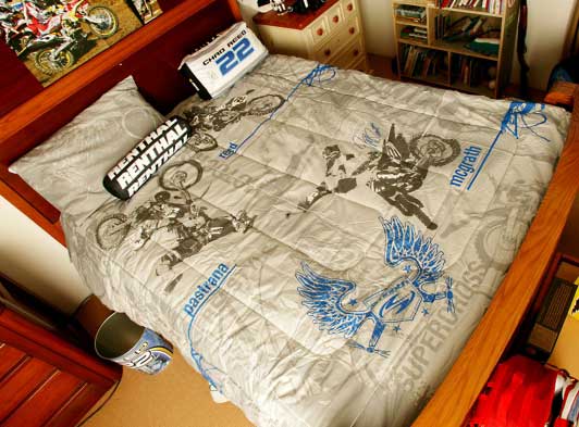 Full Motocross / Supercross Comforter and Sheet Set