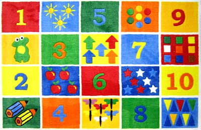 Number Blocks Rug (39" x 58")