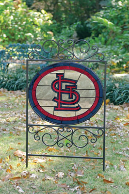 St. Louis Cardinals MLB Stained Glass Outdoor Yard Sign