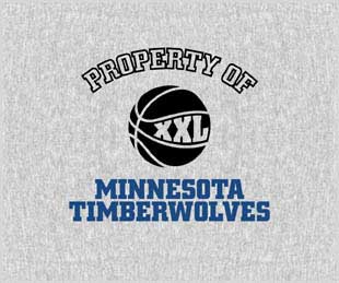 Minnesota Timberwolves 58" x 48" "Property Of" Blanket / Throw