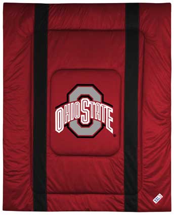 Ohio State Buckeyes Side Lines Comforter