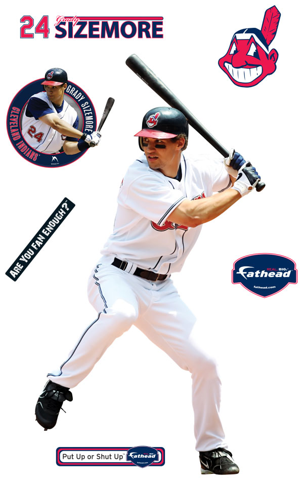 Grady Sizemore Fathead MLB Wall Graphic