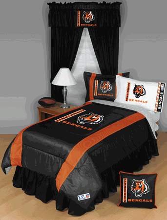 Cincinnati Bengals Side Lines Comforter / Sheet Set