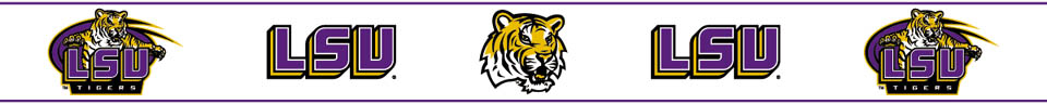 Louisiana State LSU Tigers Wall Border