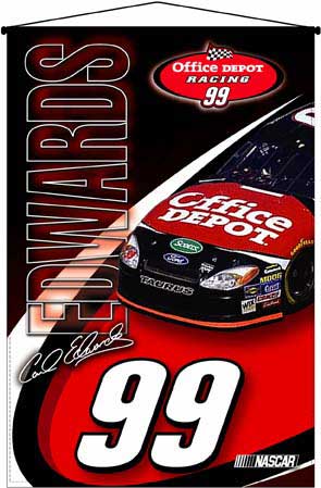 #99 Carl Edwards 29" x 45" Deluxe Wallhanging
