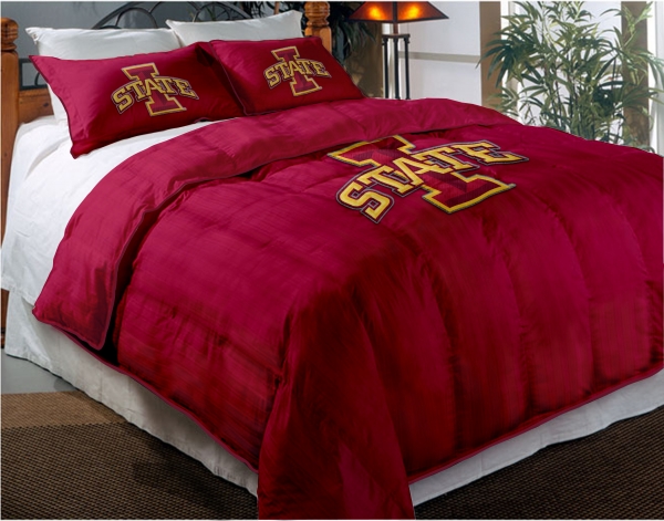 Iowa State Cyclones College Twin Chenille Embroidered Comforter Set ...