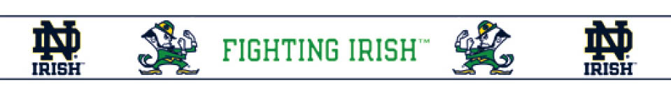 Notre Dame Fighting Irish Wall Border