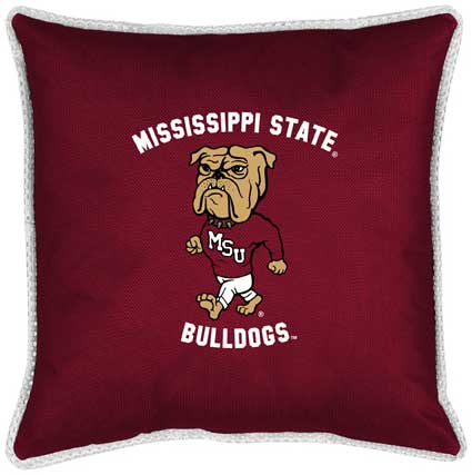 Mississippi State Bulldogs Side Lines Toss Pillow