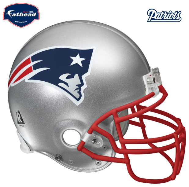 New England Patriots Helmet Fathead NFL Wall Graphic