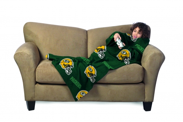 Green Bay Packers NFL Juvenile Fleece Comfy Throw