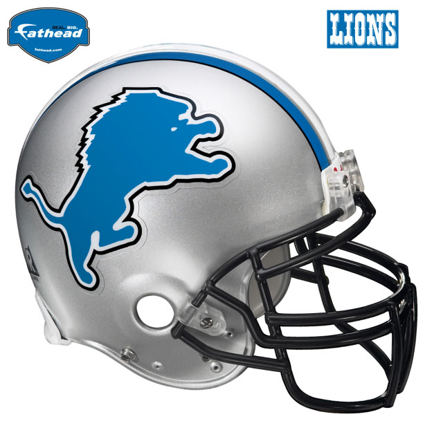 Detroit Lions Helmet Fathead NFL Wall Graphic