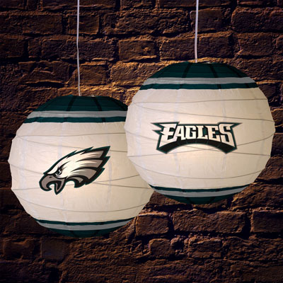 Philadelphia Eagles NFL 18" Rice Paper Lamp