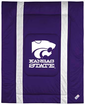 Kansas State Wildcats Side Lines Comforter