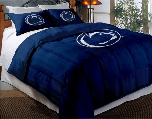 Penn State Nittany Lions College Twin Chenille Embroidered Comforter ...