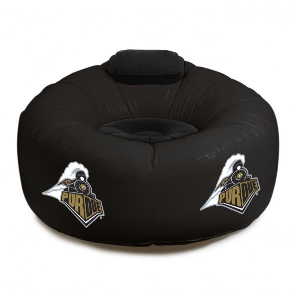 Purdue Boilermakers NCAA College Vinyl Inflatable Chair w/ faux suede ...