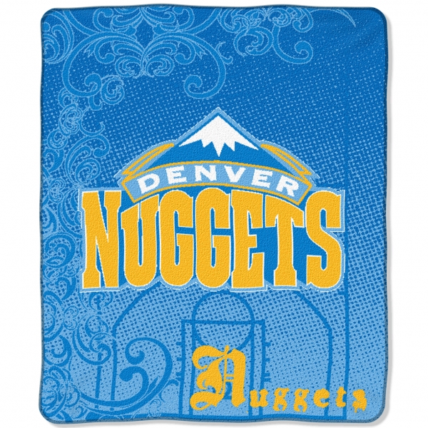 Denver Nuggets NBA Micro Raschel Blanket 50" x 60"