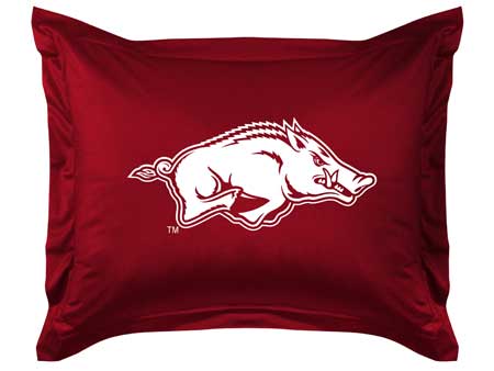 Arkansas Razorbacks Locker Room Pillow Sham