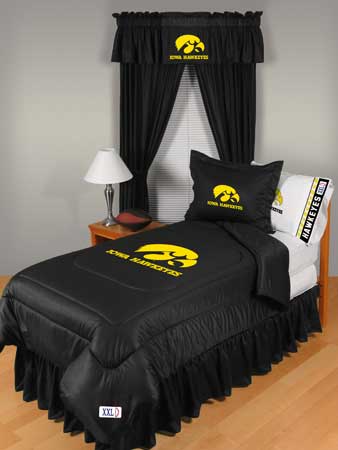 Iowa Hawkeyes Locker Room Comforter / Sheet Set