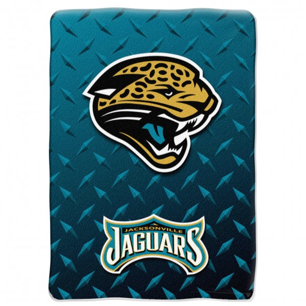 Jacksonville Jaguars NFL "Diamond Plate" 60' x 80" Raschel Throw