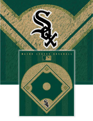 Chicago White Sox 60" x 50" Diamond Fleece Blanket / Throw