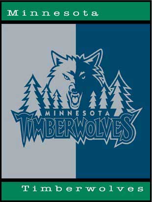 Minnesota Timberwolves 60" x 80" All-Star Collection Blanket / Throw