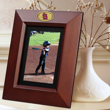 St. Louis Cardinals MLB 10" x 8" Brown Vertical Picture Frame