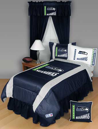 Seattle Seahawks Side Lines Comforter / Sheet Set