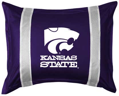 Kansas State Wildcats Side Lines Pillow Sham