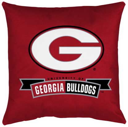 Georgia Bulldogs Locker Room Toss Pillow