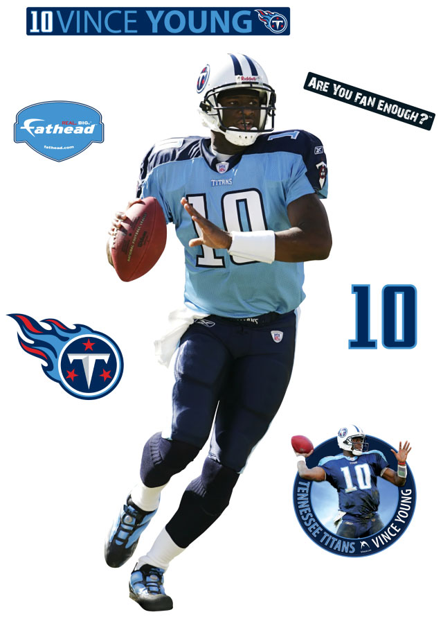 Vince Young Fathead NFL Wall Graphic