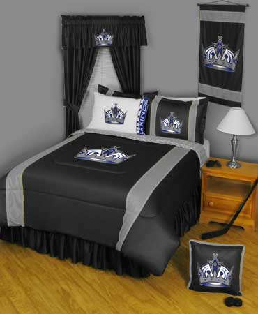 Los Angeles Kings Side Lines Comforter / Sheet Set