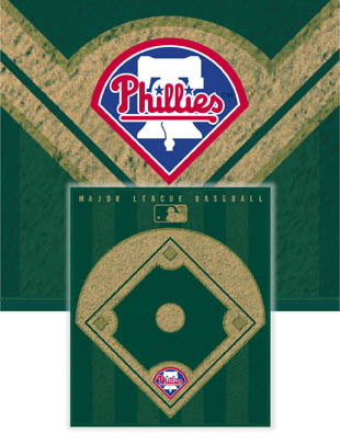 Philadelphia Phillies 60" x 50" Diamond Fleece Blanket / Throw
