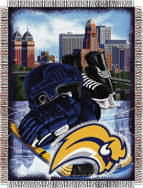 Buffalo Sabres NHL Style "Home Ice Advantage" 48" x 60" Tapestry Throw