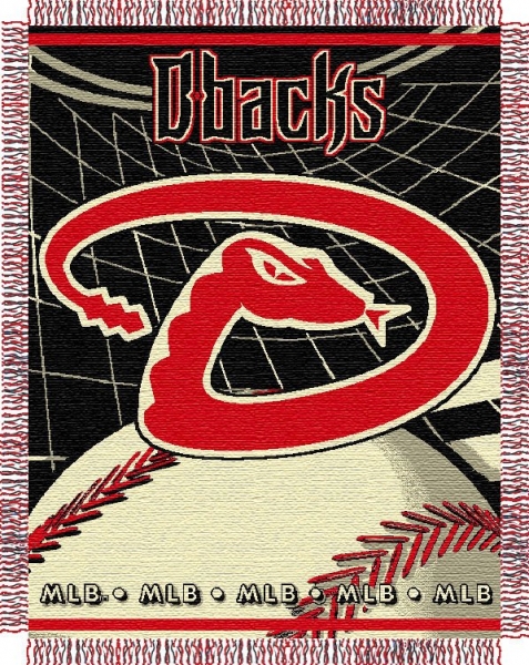 Arizona Diamondbacks MLB 48"x 60" Triple Woven Jacquard Throw