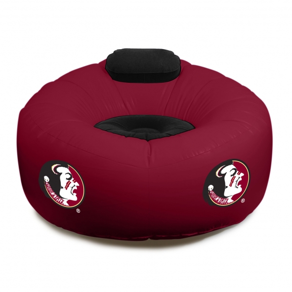 Florida State FSU Seminoles NCAA College Vinyl Inflatable Chair w/ faux ...
