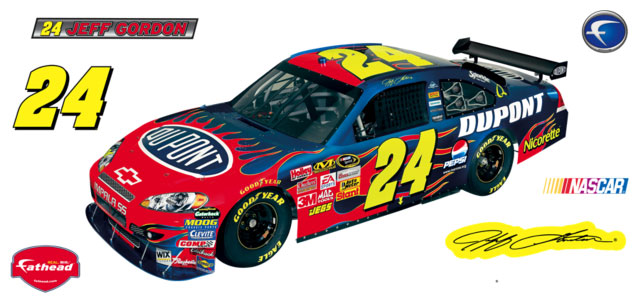 Jeff Gordon COT Fathead NASCAR Wall Graphic