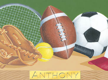 Athletic Wall Border