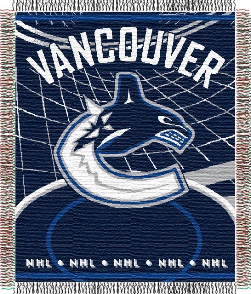 Vancouver Canucks NHL 48" x 60" Triple Woven Jacquard Throw