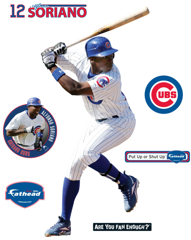 Alfonso Soriano Fathead MLB Wall Graphic