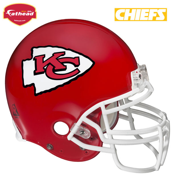 Kansas City Chiefs Helmet Fathead NFL Wall Graphic