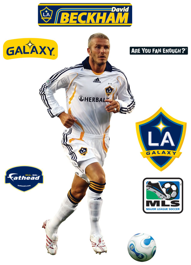 David Beckham Fathead MLS Wall Graphic