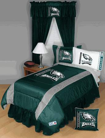 Philadelphia Eagles Side Lines Comforter / Sheet Set