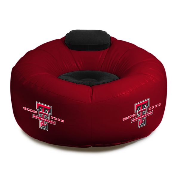 Texas Tech Red Raiders NCAA College Vinyl Inflatable Chair w/ faux ...