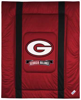 Georgia Bulldogs Side Lines Comforter
