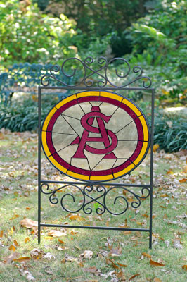 Arizona State Sun Devils NCAA College Stained Glass Outdoor Yard Sign