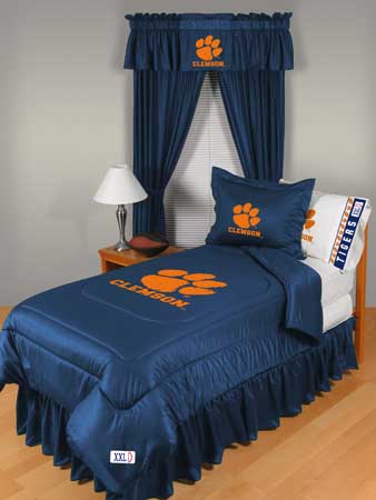 Clemson Tigers Locker Room Comforter / Sheet Set