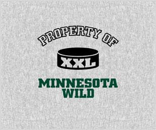 Minnesota Wild 58" x 48" "Property Of" Blanket / Throw