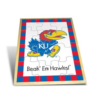 University of Kansas Wooden Puzzle