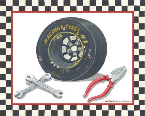 Race Car Gear II - Canvas