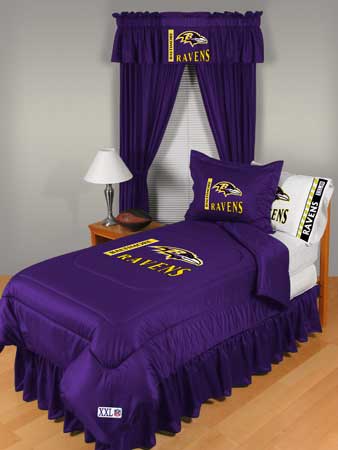 Baltimore Ravens Locker Room Comforter / Sheet Set